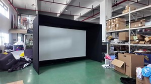 Golf Simulator Projector Shooting Tent Golf Training Cage Indoor Golf Simulator Enclosure With Screen