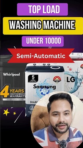 Washing Machine Under 10000 🧺 | Top Load Semi Automatic Best Picks 2025