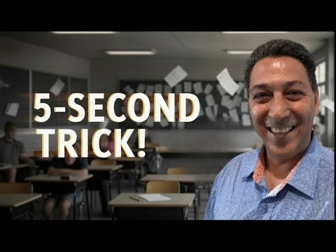 The 5-Second Trick That Instantly Regains Classroom Control