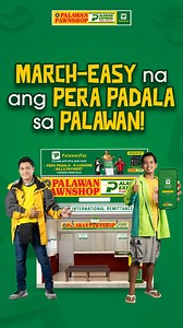 MARCH-MADALI na ang Pera Padala sa Palawan, Suki! Hinding-hindi ka mauubusan ng #PalaParaan kung paano mag-pera padala, sa branch man o sa PalawanPay! San ka pa? Tignan ang branch na malapit sa'yo: https://bit.ly/3LhUG9D Mag-download at register sa PalawanPay: http://bit.ly/3FnY3Id Kaya sa MARCH-madaling pera padala, #iPalawanMoNa! | Palawan Pawnshop - Palawan Express Pera Padala