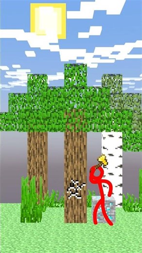 Minecraft Diamond Tree Animation #minecraft #animation