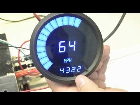 LED DIGITAL SPEEDOMETER TACHOMETER COMBO