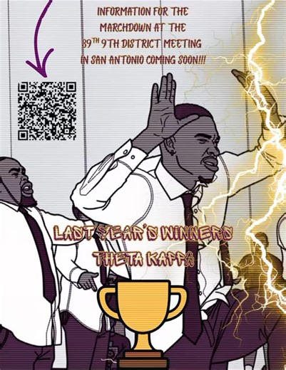 Theta Kappa claimed the title last year ‼️ 👀Will they repeat or will a new champion take the 👑 Maybe the host chapters have something to say about it 📣 Will Alpha Delta Lambda or Xi Delta bring it back to the city? Scan the QR to sign up. Follow @2k26_samarchdown for all updates #marchdown2026 | Ninth District of Omega Psi Phi Fraternity, Inc.