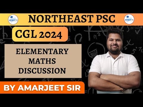 APSSB CGL 2024 I ELEMENTARY MATHS SOLUTION I APSSB EXAMS I by Amarjeet Sir
