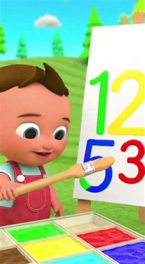 Let’s Learn Colorful Numbers! | Fun Kids Learning Game | CocoBubloo #shorts #kids