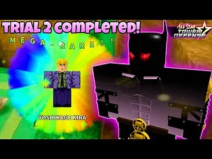 [NEW CODE] WE BEAT THE 2ND TRIAL + TIPS IN ALL STAR TOWER DEFENSE (Roblox)