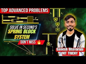 🚀 Master JEE Advanced: Top Spring Block System Problems Solved! 🎯