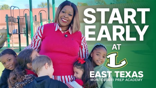 Learning looks different at East Texas Montessori Prep Academy — and it feels different too. See why we are the best possible start for your child's early education at longviewisd.com/o/etmpa. 💚💛 | Longview ISD