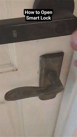 How to open smart lock