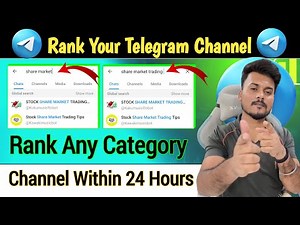 Telegram channel rank kaise kare | How to rank telegram channel
