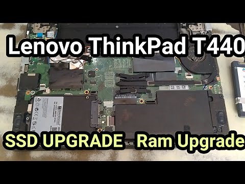 Lenovo T440 Hard Drive SSD and RAM removal and upgrade | Lenovo ThinkPad T440 Disassembly