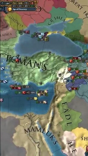 EU4 Ottomans Mamluks Easy War