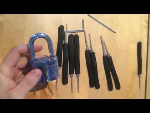 Schloss knacken (Lockpicking) für Anfänger - Tutorial - Deutsch / German -