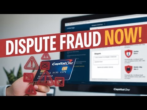 How to Dispute a Fraudulent Transaction on Your Capital One Credit Card (Online Process)