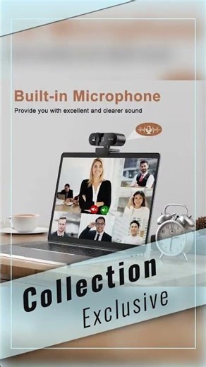 4K HD Webcam with Microphone – Auto-Focus USB Camera for PC and Laptop