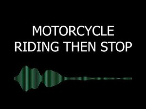 Motorbike Riding & Stop sound effect | sfx /bgm | for videos/films #copyrightfree #creativecommons