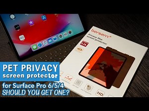 BERSEM microsoft surface pro 6 screen protector privacy