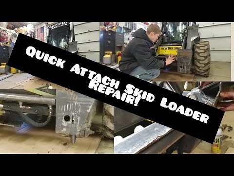How to Repair Quick Attach Locking Pins on Skid Loader