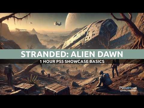 Stranded: Alien Dawn - First Hour Gameplay | PS5 Showcase