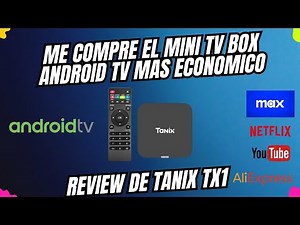 REVIEW TANIX TX1 4K Smart TV Box - MINI TV BOX ANDROID TV MAS ECONOMICO 2025