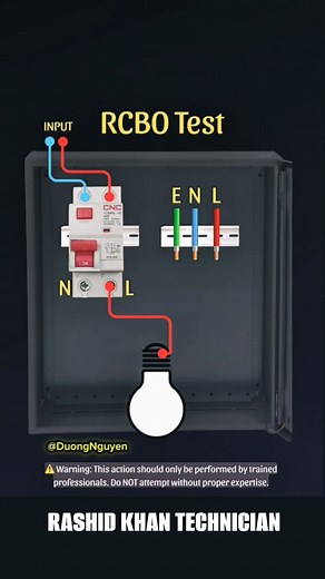 RCBO Test #fblifestyle #usa #electrical #rashidkhandieselgenerator #electrician | Rashid Khan