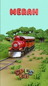 🚂🌈 Belajar Warna dengan Kereta Api | Spes Kids Shorts