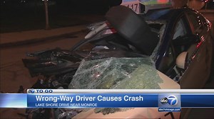Alcohol involved in wrong-way LSD crash, police say