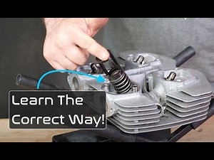 Remove And Install Valve Springs On Your Vintage Honda Motorcycle: How To
