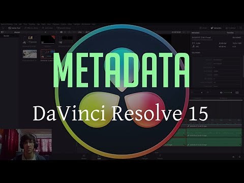 What is Video Metadata? | DaVinci Resolve 15 Tutorial