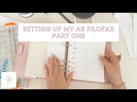 Setting Up My A5 Filofax | Part One: Ideas, Inserts & Setup Inspiration