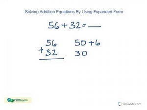 1st Grade Math: Addition - Expanded Form (2-digit and 3-digit Numbers) (NO)