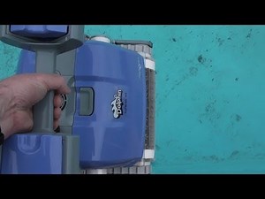 Dolphin Supreme M4 Review - a brand new pool cleaner tackles a dirty pool full of leaves.