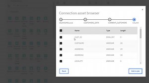 Create a simple parallel job to transform data: Cloud Pak for Data 4.0