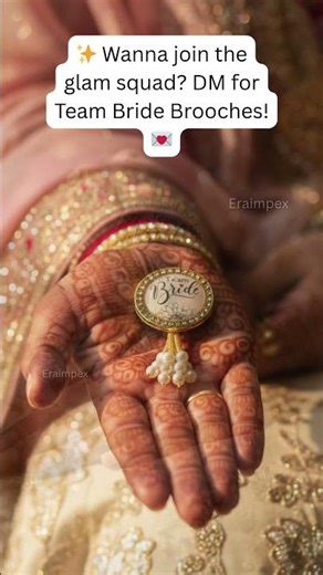 Team Bride Brooches – Royal & Chic Wedding Style | EraImpex