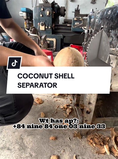 Coconut Shell Separator: Hand Tools vs. Machines