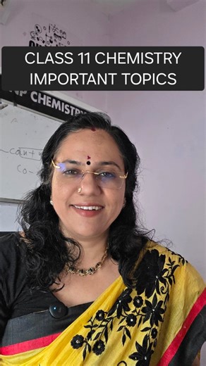 Nisha Pillai on Instagram: "Attention class 11 students For your final exam Master these 5 topics, and Chemistry becomes predictable. Class11Chemistry #BoardExamReady #ChemistryConcepts"