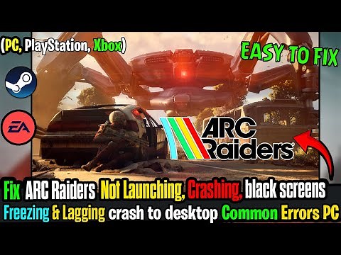 🚀 ARC Raiders 2025 Fix | Crashing, Freezing & Startup Problem Solution