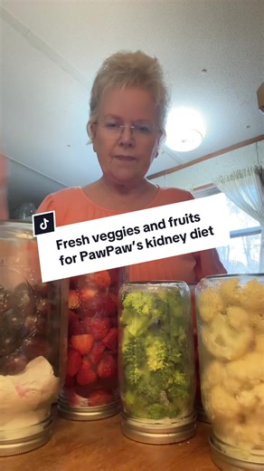Fresh Veggies and Fruits for PawPaw’s Kidney Diet