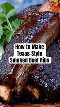 How to Make Amazing Texas-Style Smoked Beef Ribs #beefribs #buythermopro #tempspike #homechef #bbq