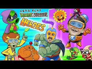 PVZ HEROES w/ Mike, Lex & FGTEEV Duddy (NEW! Plants vs. Zombies Mobile Super Hero Card Game)