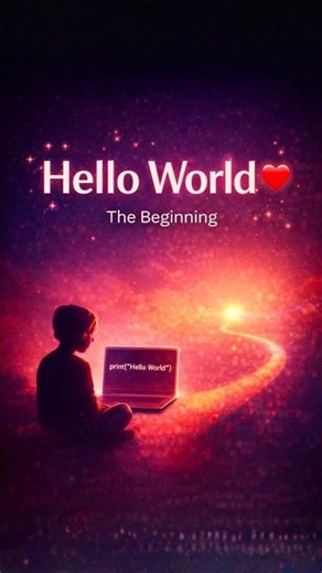 Meaning of Hello World in Coding 🤯 #firstprogram #learncoding #codingjourney #shorts