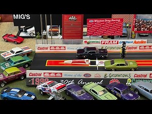 1/64 Scale Drag Strip Diorama 1 of 1,300! 1999 NHRA U.S. Gatornationals Scene O Rama #Diecast