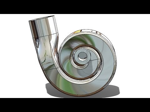 SolidWorks Tutorial #198 car : Air Turbo ( supercharger)