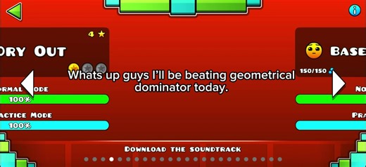 Conquering Geometrical Dominator in Geometry Dash