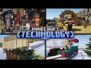 10 Best Minecraft Technology Mods ! (2025)