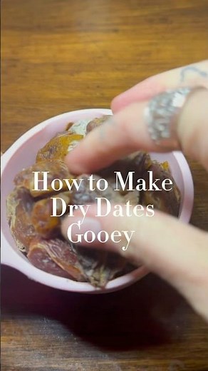 How to Make Dry Dates Soft and Gooey in Minutes!