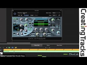 Vocoder Setup - Creating Tracks