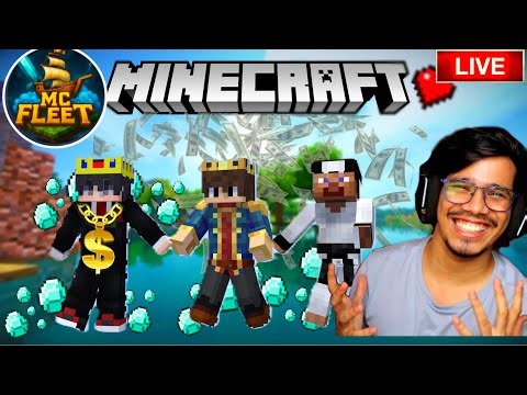 Finding the Best Money Making Methods In Mcfleet Season 2 LIVE | Minecraft Live #mcfleet
