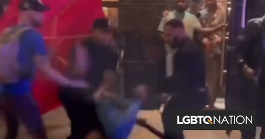 Video captured security beating a man who bit a guard's face - LGBTQ Nation