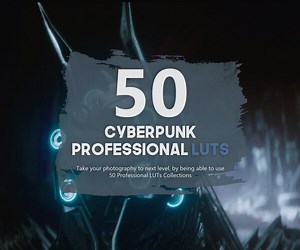 ArtStation - 50 Cyberpunk Unity LUTs Pack | Game Assets